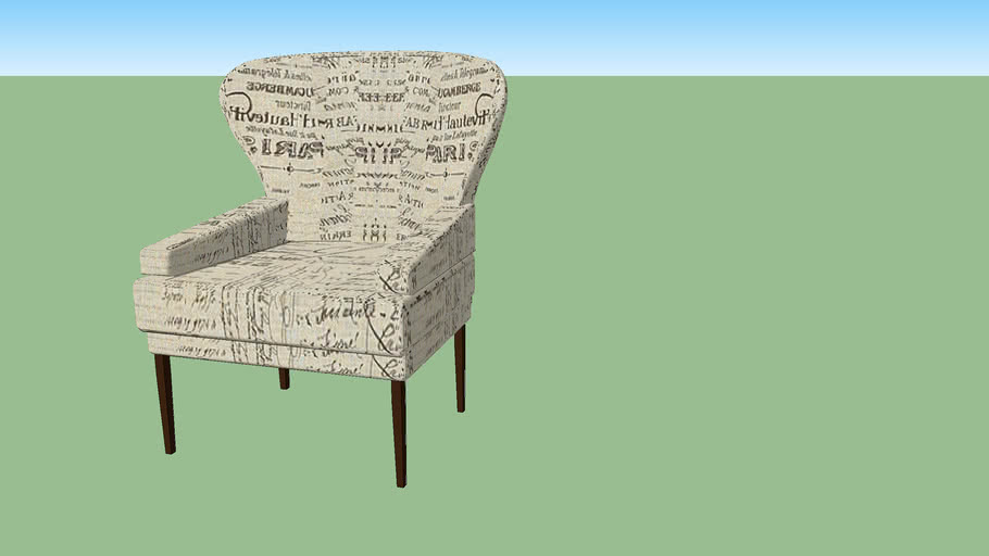 Revenge Victoria Grayson wings Armchair | 3D Warehouse