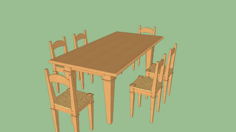 TABLE A MANGER | 3D Warehouse