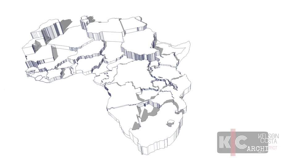 Africa Continent Map | 3D Warehouse