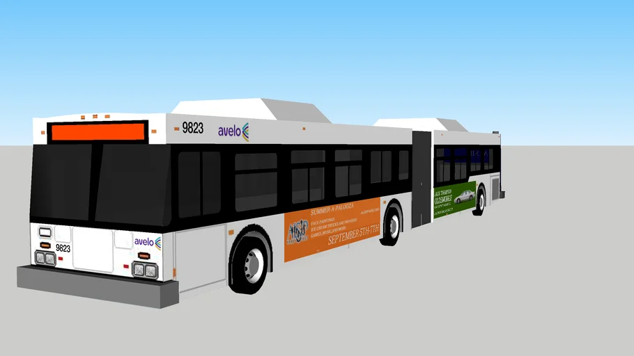 1998 new flyer d60lf | 3D Warehouse