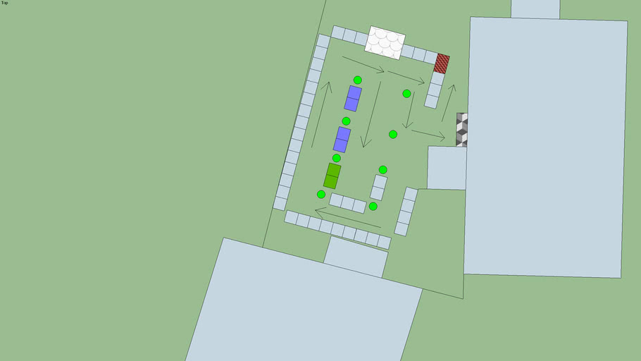 layout market | 3D Warehouse