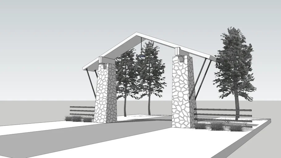 O'Brien Entry Gate | 3D Warehouse