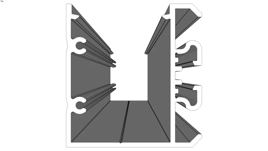 UNICO - aluminium profile for LED | 3D Warehouse