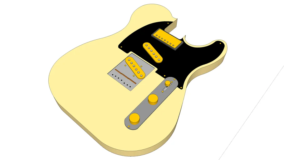 Custom Telecaster Body | 3D Warehouse