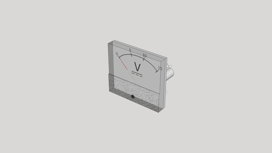 Analogue Voltmeter | 3D Warehouse