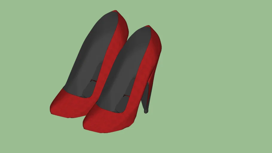 Sepatu Hak Tinggi (High Heel) | 3D Warehouse