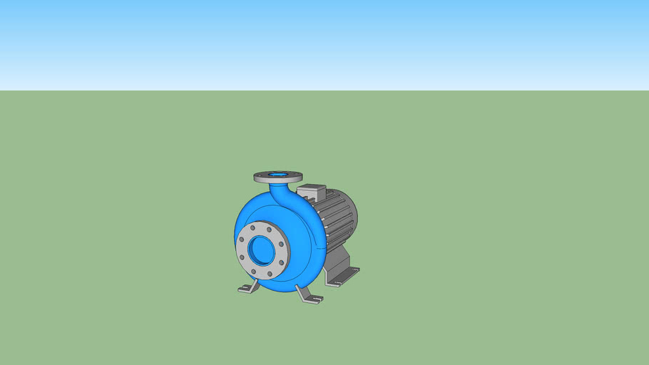 Pompa centrifuga DN100 - DN40 Low Poly | 3D Warehouse