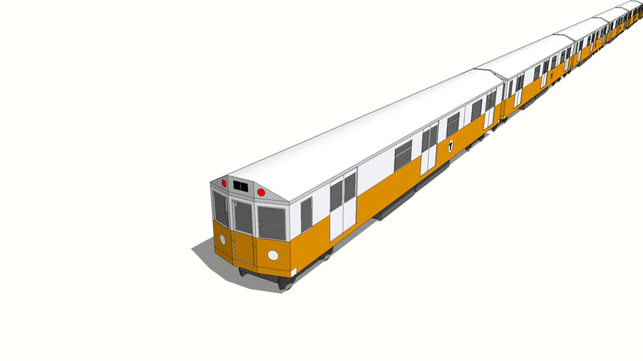 Train - MBTA - Orange Line | 3D Warehouse