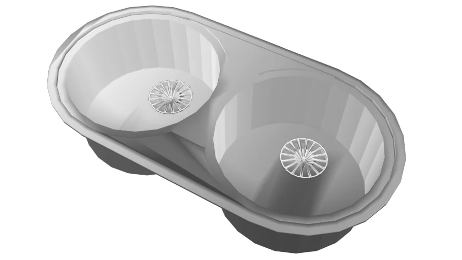 Teka fregadero DR 80 2C | 3D Warehouse