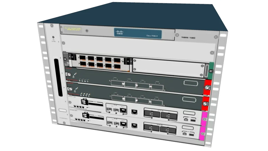 Cisco 7606s Router | 3D Warehouse