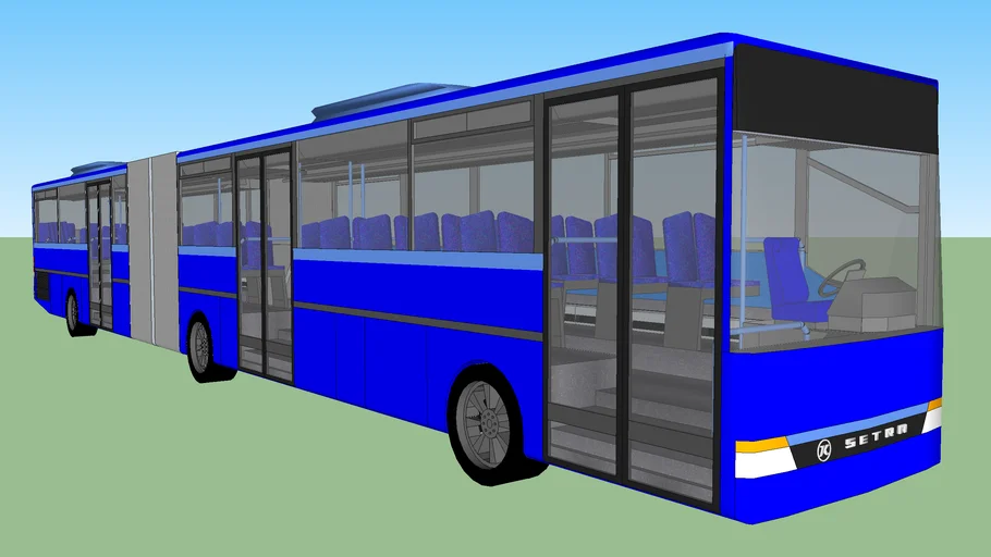 Setra SG 321 UL Version 3.1 mit Sitzgruppe hinten | 3D Warehouse