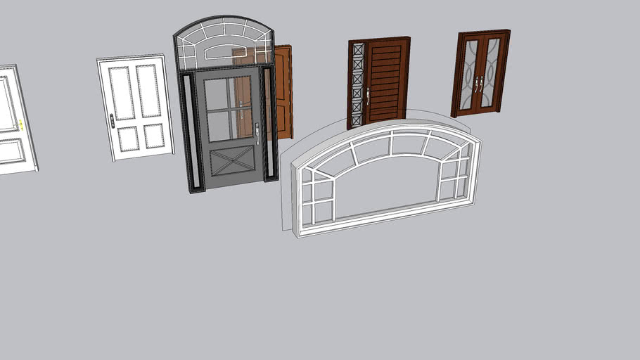 Arc doors and windows | 3D Warehouse