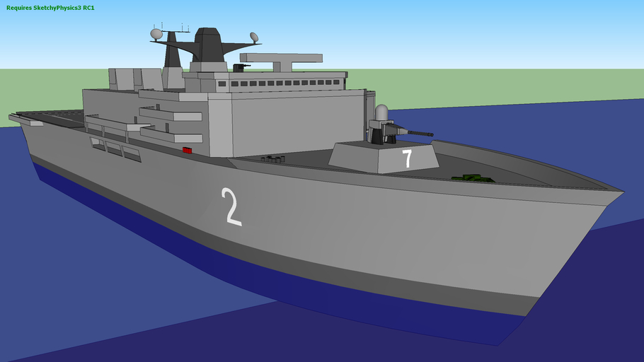 HMS BULWARK | 3D Warehouse