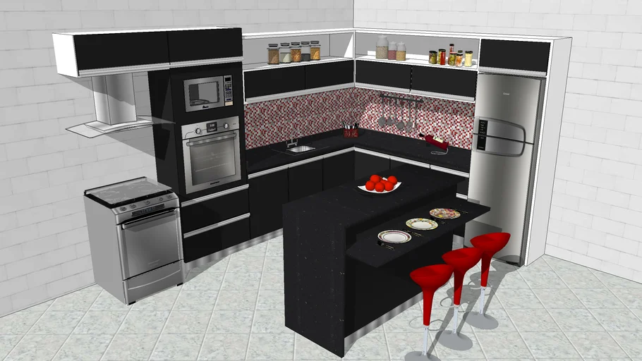 Complete kitchen | 3D Warehouse