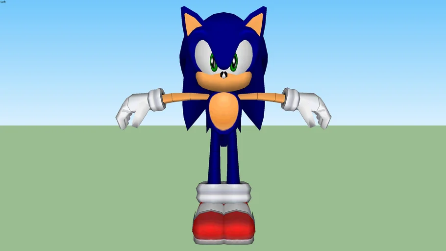 Sonic Adventure DX: Director's Cut - Sonic | 3D Warehouse