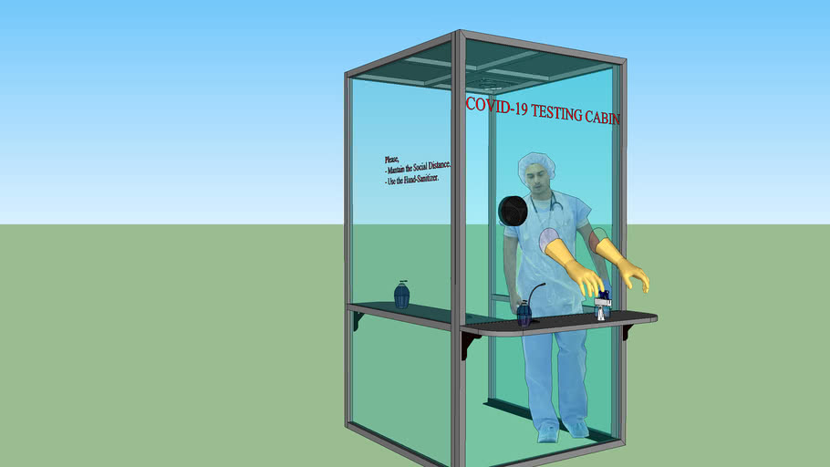 COVID -19 (Corona Virus) Testing Booth | 3D Warehouse