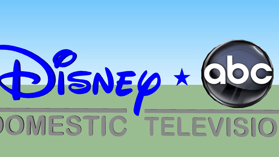 Disney ABC Domestic Television Logo | 3D Warehouse