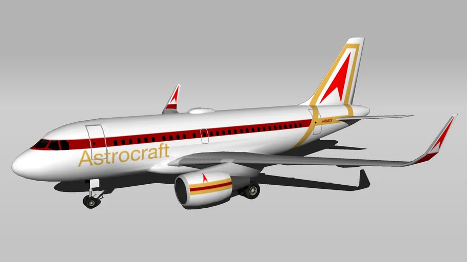 Astrocraft Airbus A318 Sharklets | 3D Warehouse