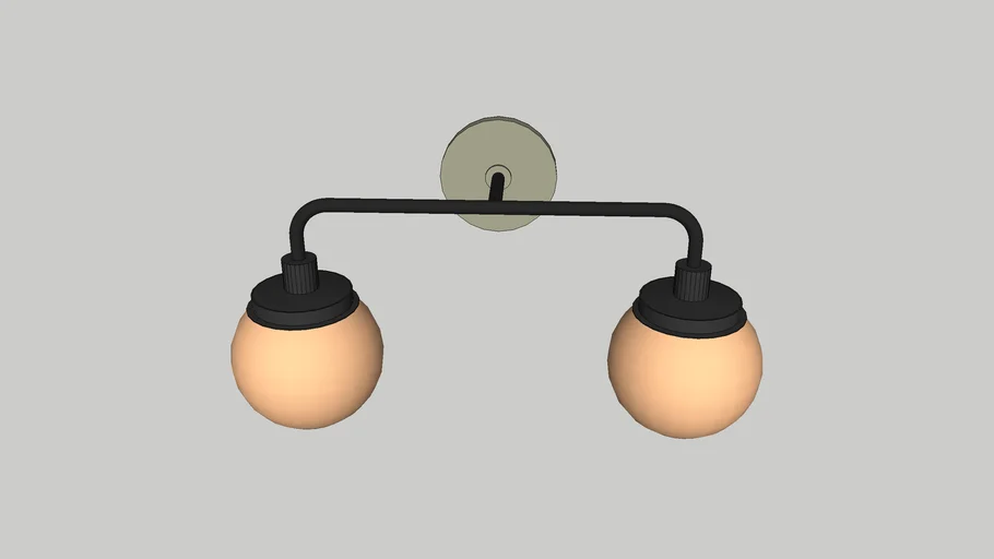 Vanity Light Dual 2 | 3D Warehouse