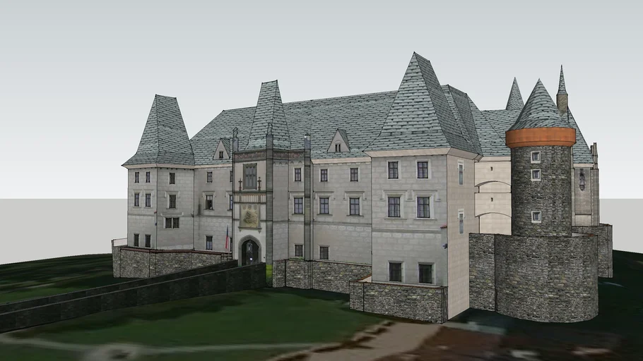 Zámek Žleby | 3D Warehouse