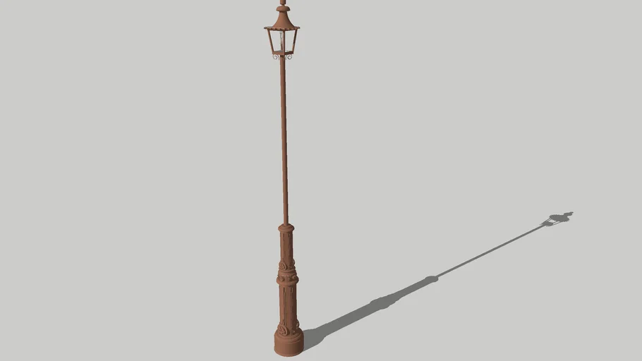 Poste de Luz Colonial Guanajuato/ Colonial Light Post | 3D Warehouse