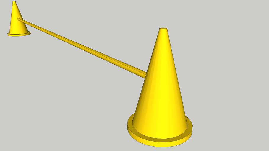 Pylone mit Stange | 3D Warehouse