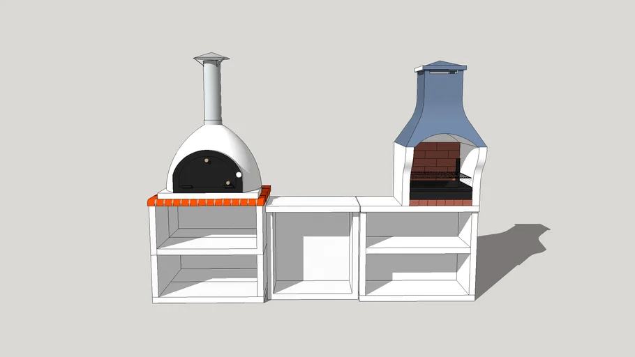 Napoli Outdoor Kitchen | 3D Warehouse