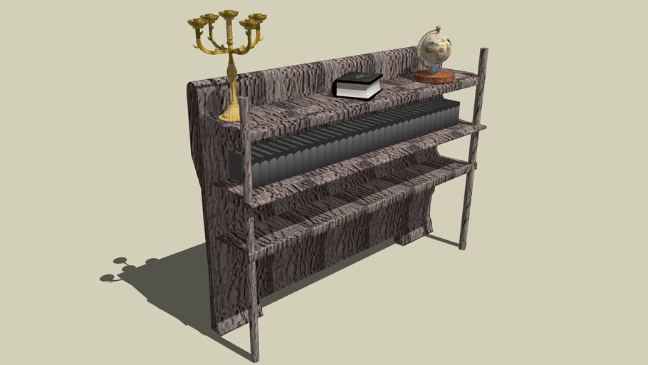 Wooden shelf | 3D Warehouse
