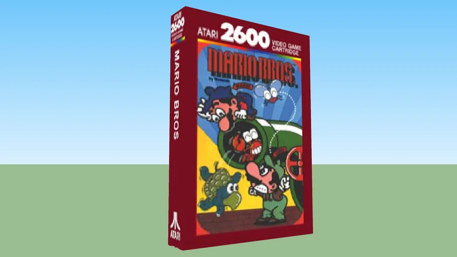Atari 2600 - Mario Bros - Boxed Game - NTSC Version | 3D Warehouse