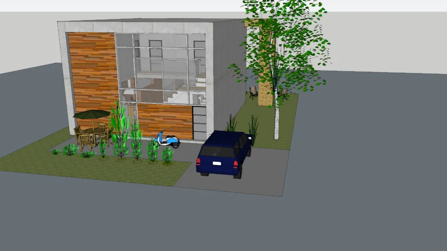 cube house | 3D Warehouse