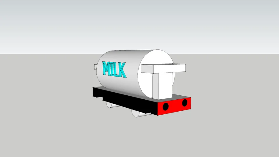 Milk tank wagon | 3D Warehouse