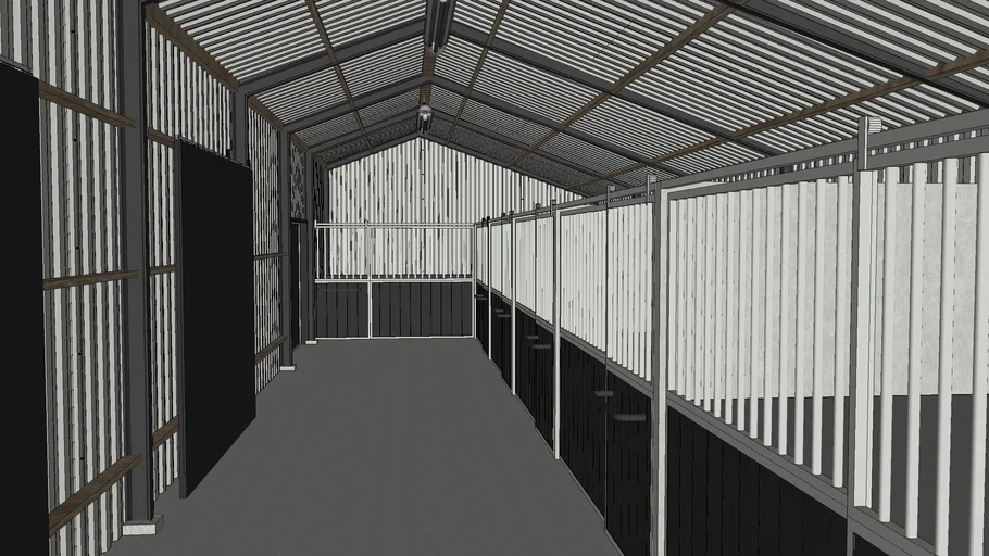 Barn with stables | 3D Warehouse