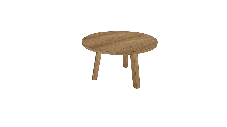 CU121, Cult Round Dining Table D130cm | 3D Warehouse