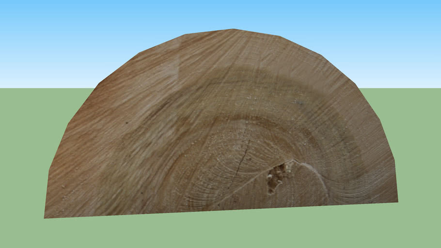 12 inch half log | 3D Warehouse
