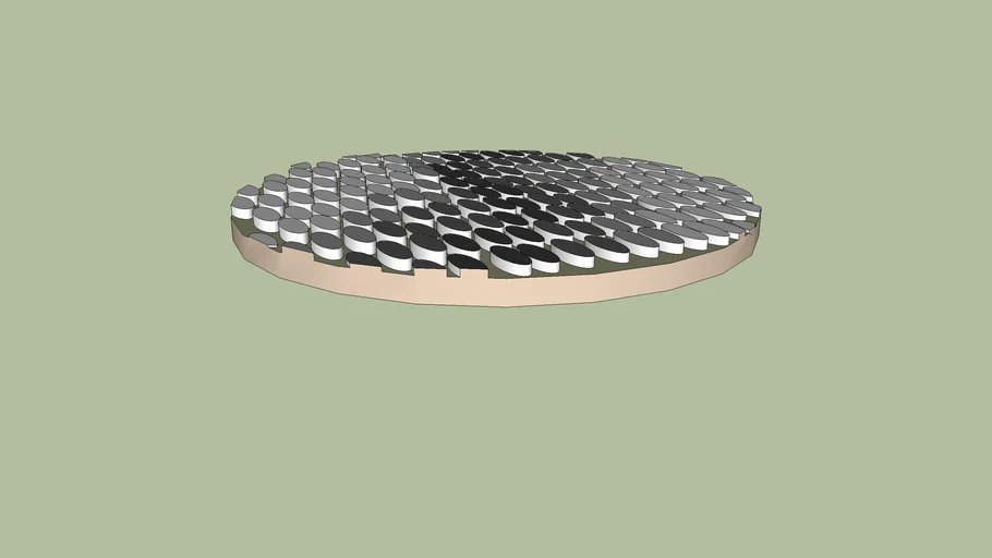 pebble mosaic stepping stone | 3D Warehouse