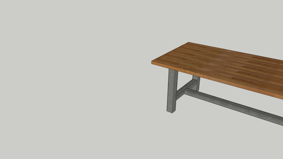 Wood table | 3D Warehouse