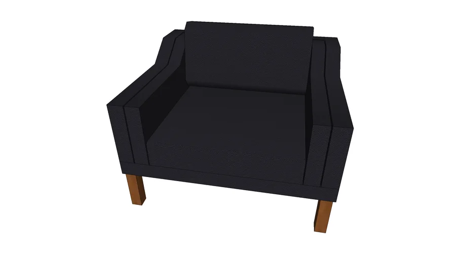 Borge Mogensen Replica Arm Chair | 3D Warehouse
