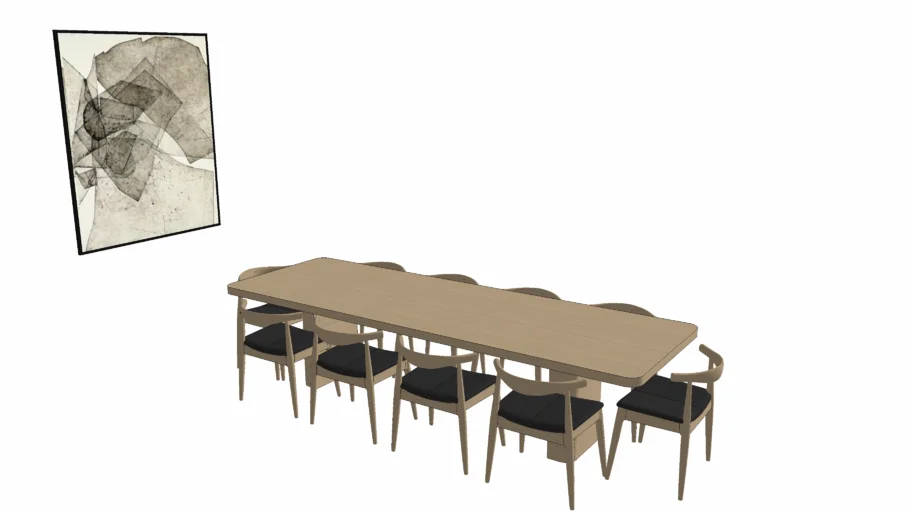 Dining Table & Chairs | 3D Warehouse