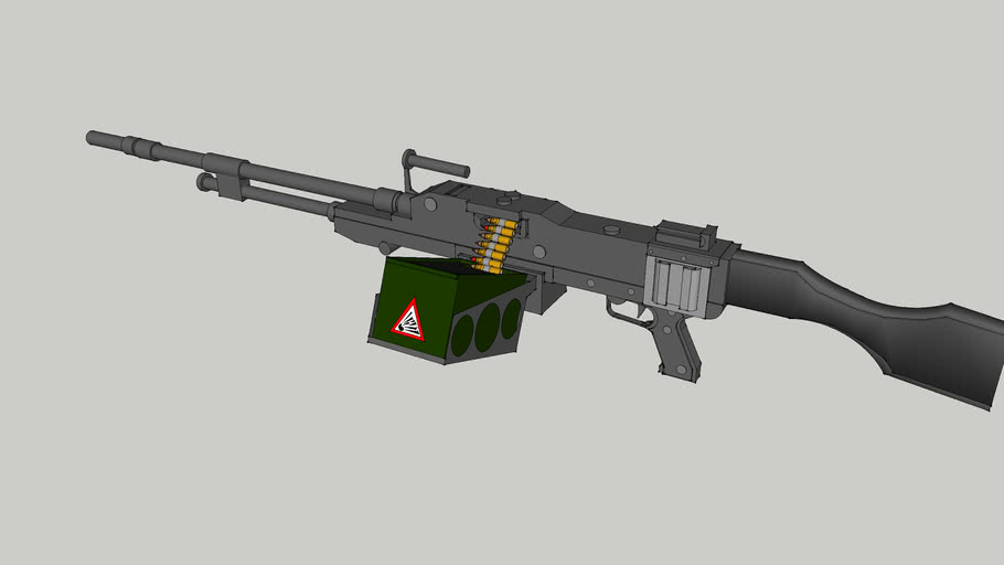 General Purpose Machine Gun (GPMG) | 3D Warehouse
