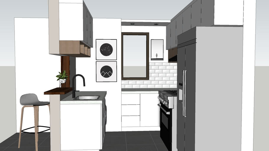 proposed modular kitchen | 3D Warehouse