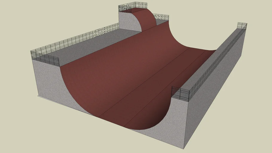 skateboard pipe | 3D Warehouse