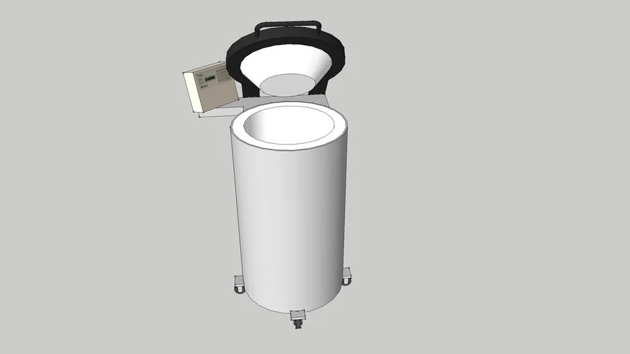 LN2 Cryo Freezer - TEC2000 | 3D Warehouse