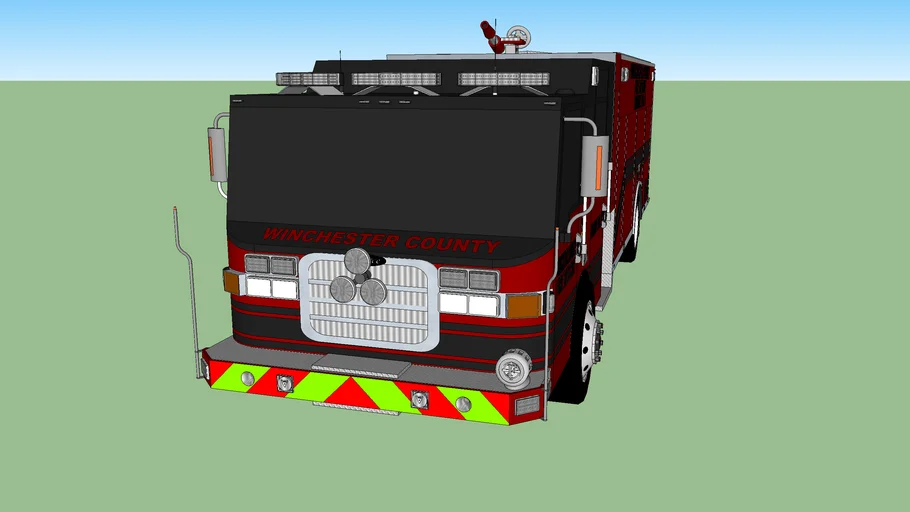 Winchester County FD Engine 9 | 3D Warehouse