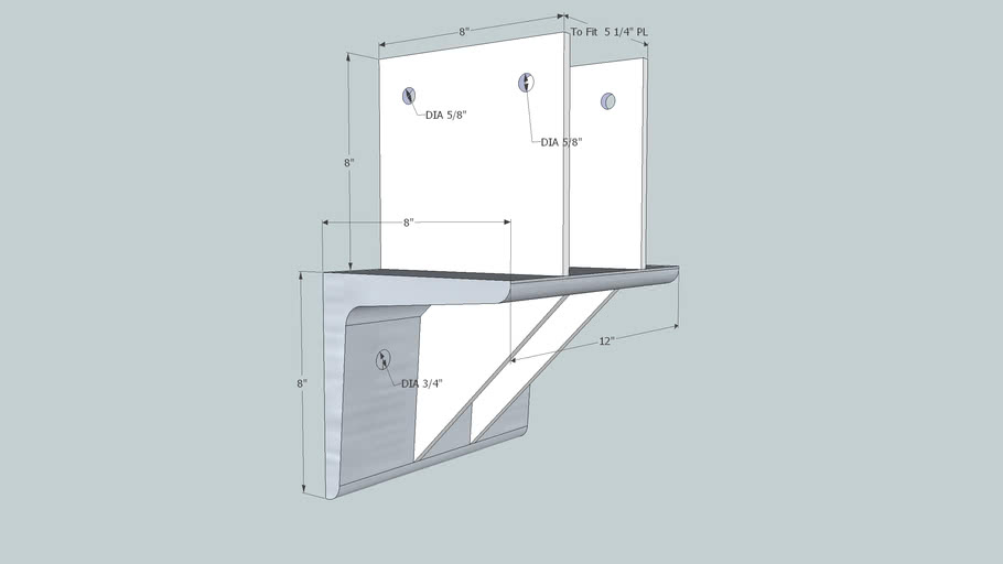 steel bracket | 3D Warehouse