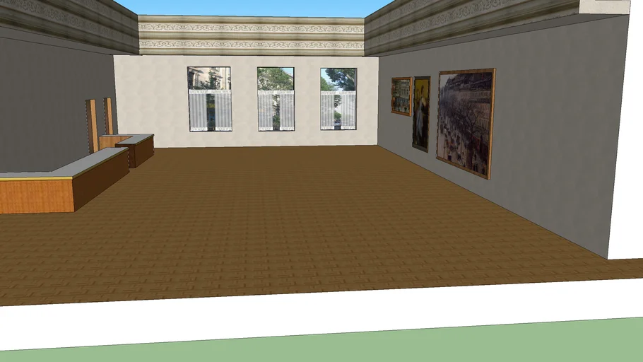 Restaurant (movie set) w FLOOR | 3D Warehouse