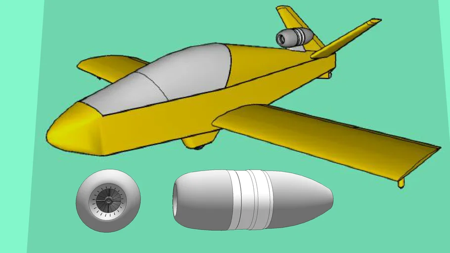 PBS-TJ100 small jet engine | 3D Warehouse
