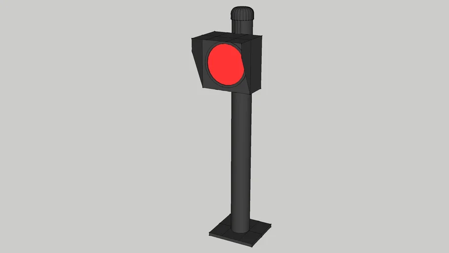 stop redlight | 3D Warehouse