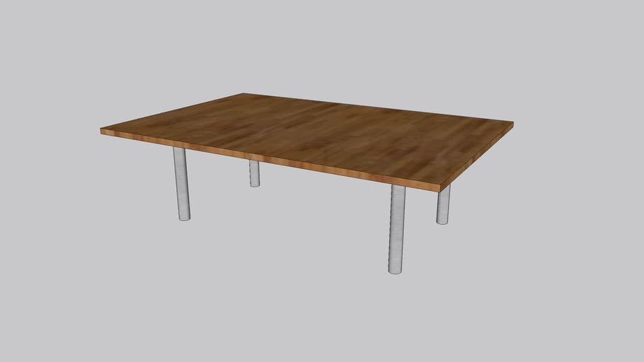 Rectangle Table | 3D Warehouse