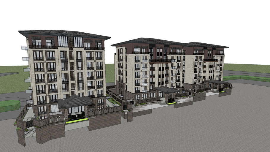 apartment building | 3D Warehouse