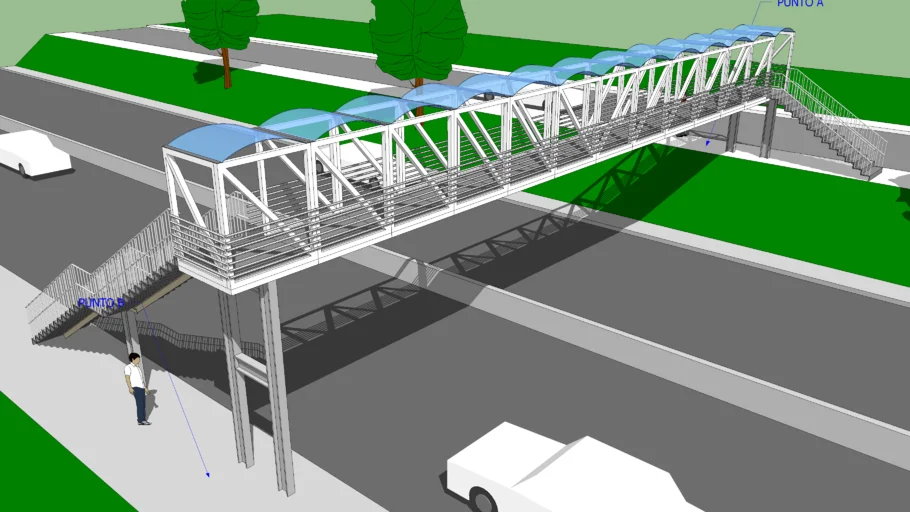 Pasarela Peatonal | 3D Warehouse